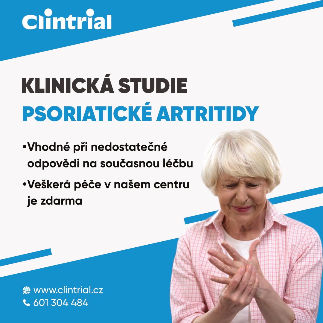 Klinické studie psoriatické artritidy | Clintrial